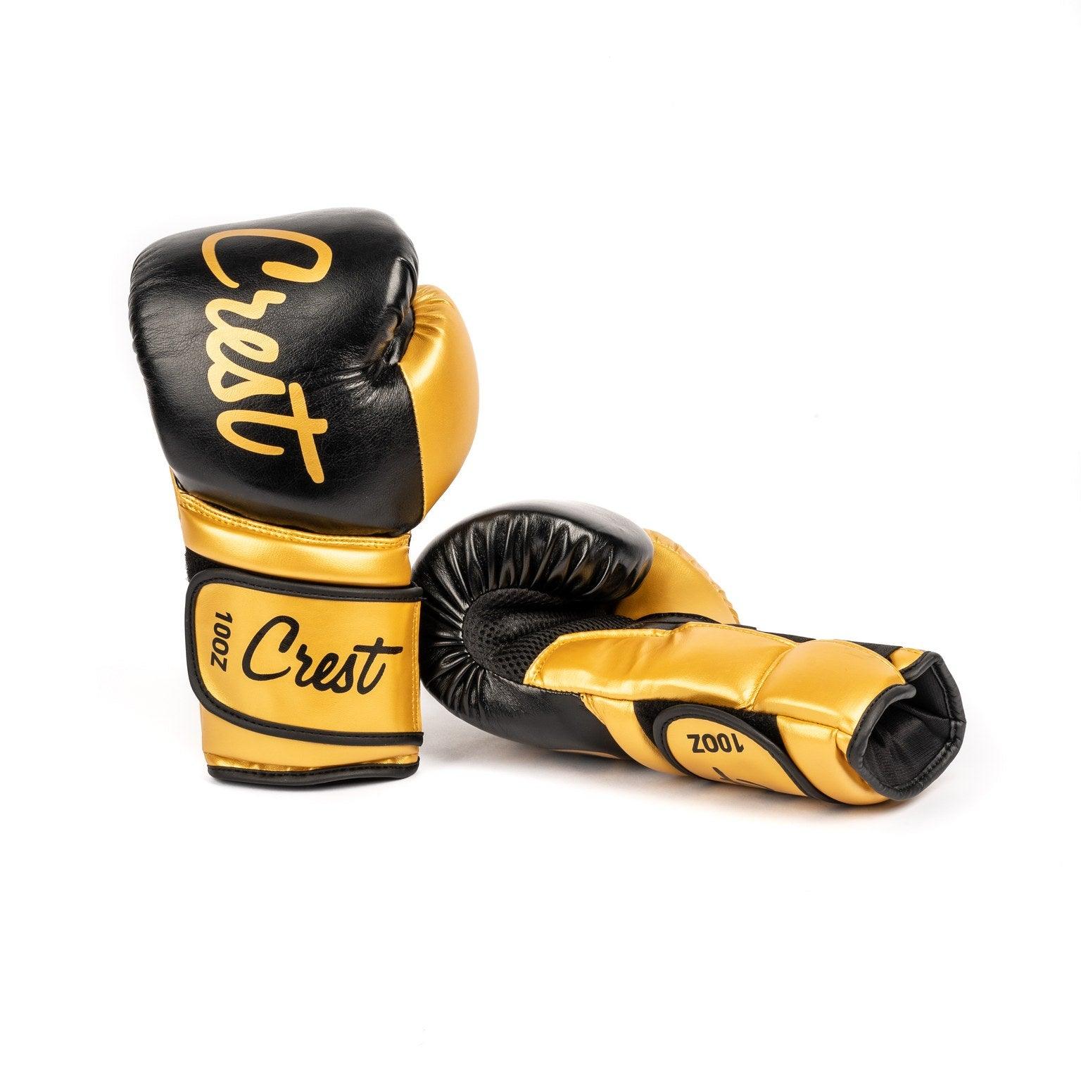 Crest Boxing Gloves "Pico 0.5" | Black/Gold - Crest - PFG